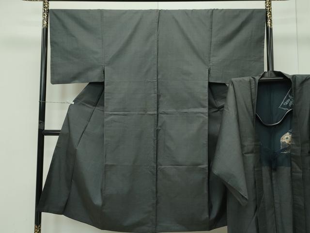 平和屋着物■極上　男性　本場大島紬　アンサンブル　100亀甲　総詰め　羽織紐付き　逸品　CZAA4286s5