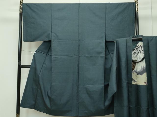 平和屋着物■極上　男性　本場大島紬　アンサンブル　100亀甲　総詰め　逸品　CZAA4297s5