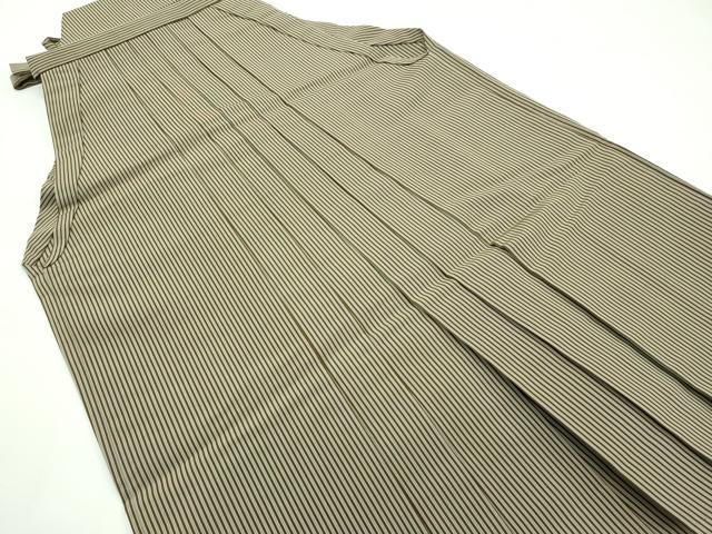 平和屋着物■極上　男性　馬乗り袴　縞　逸品　CZAA4306s5