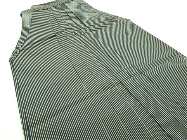 平和屋着物■極上　男性　馬乗り袴　縞　逸品　CZAA4314s5