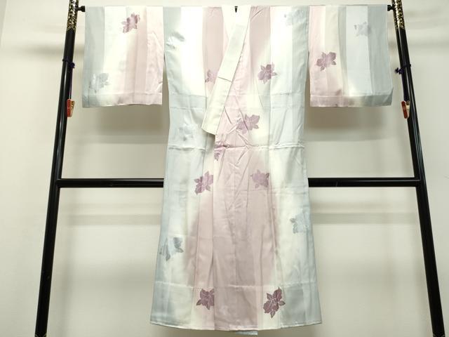 平和屋着物●長襦袢　無双仕立て　舞花文　暈し染め　正絹　逸品　DAAM1077ud