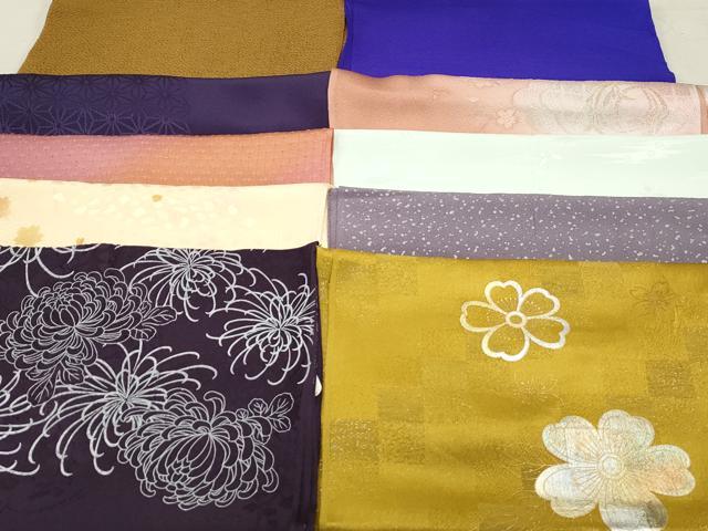 平和屋着物★和装小物　上質な帯揚げ　10枚セット　逸品　DAAM7511qa