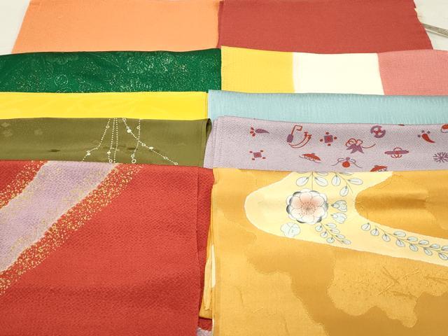 平和屋着物★和装小物　上質な帯揚げ　10枚セット　逸品　DAAM7513qa