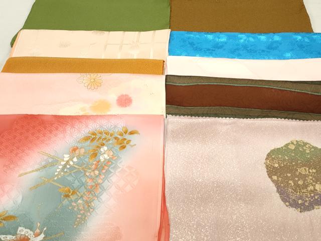 平和屋着物★和装小物　上質な帯揚げ　10枚セット　逸品　DAAM7516qa