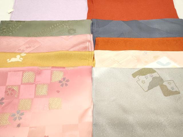 平和屋着物★和装小物　上質な帯揚げ　10枚セット　逸品　DAAM7518qa