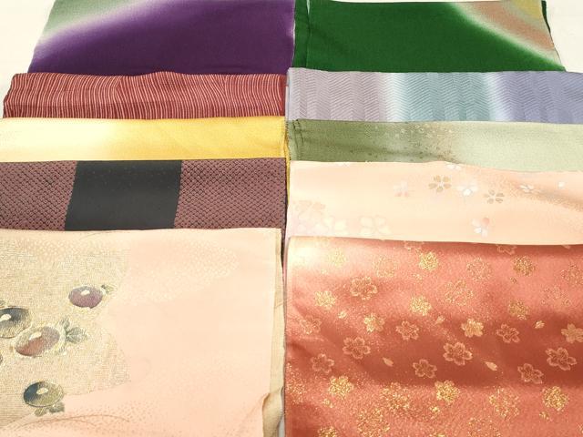 平和屋着物★和装小物　上質な帯揚げ　10枚セット　逸品　DAAM7519qa