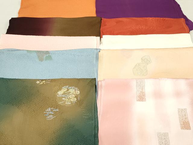 平和屋着物★和装小物　上質な帯揚げ　10枚セット　逸品　DAAM7529qa