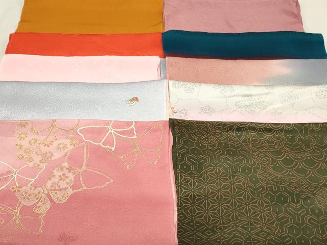 平和屋着物★和装小物　上質な帯揚げ　10枚セット　逸品　DAAM7531qa