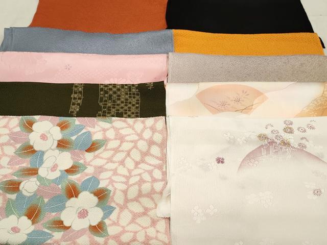 平和屋着物★和装小物　上質な帯揚げ　10枚セット　逸品　DAAM7534qa