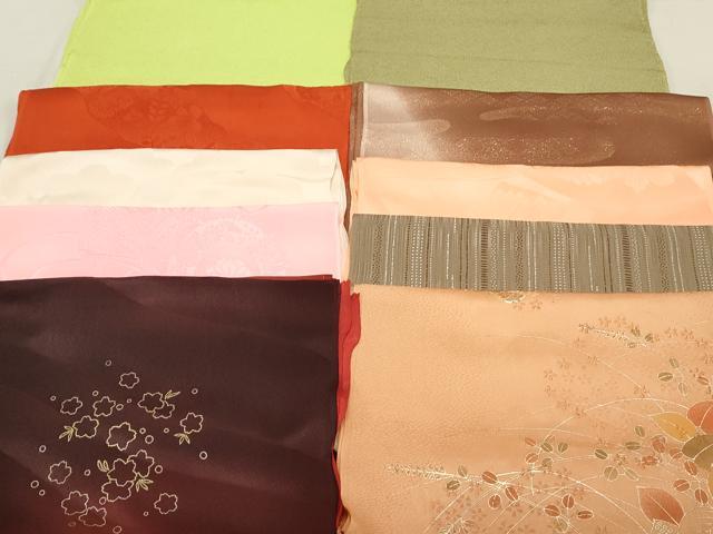 平和屋着物★和装小物　上質な帯揚げ　10枚セット　逸品　DAAM7539qa