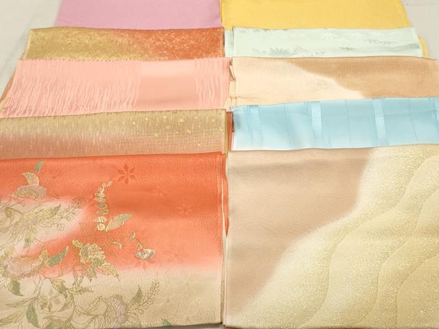 平和屋着物★和装小物　上質な帯揚げ　10枚セット　逸品　DAAM7541qa