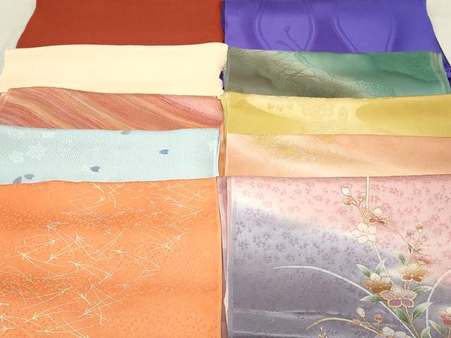 平和屋着物☆和装小物 上質な帯揚げ 10枚セット 逸品 DAAM7543qaの通販