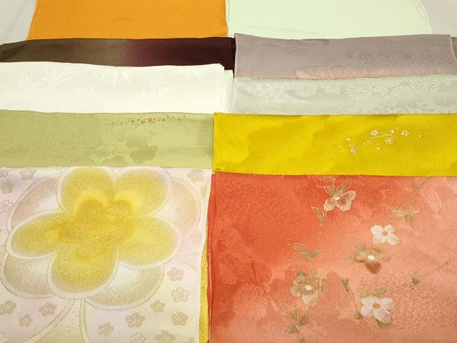 平和屋着物★和装小物　上質な帯揚げ　10枚セット　逸品　DAAM7548qa