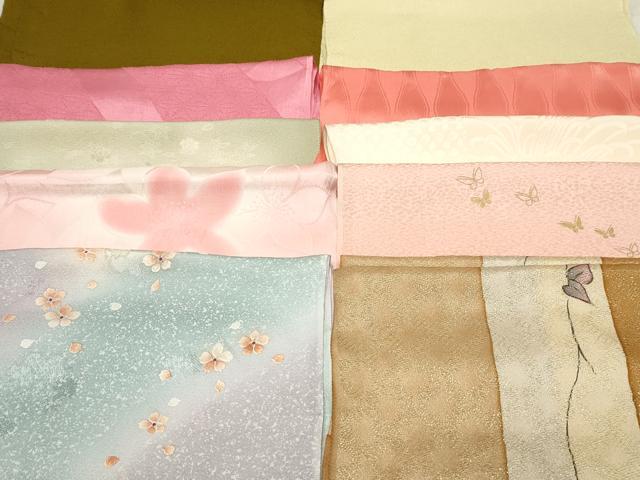 平和屋着物★和装小物　上質な帯揚げ　10枚セット　逸品　DAAM7550qa