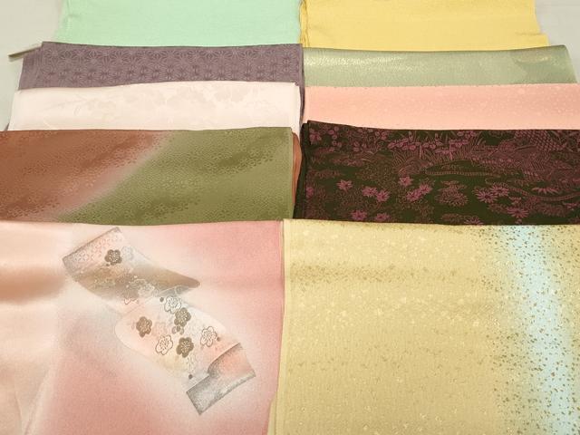 平和屋着物★和装小物　上質な帯揚げ　10枚セット　逸品　DAAM7551qa