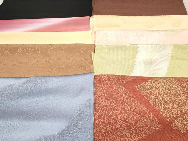 平和屋着物★和装小物　上質な帯揚げ　10枚セット　逸品　DAAM7556qa