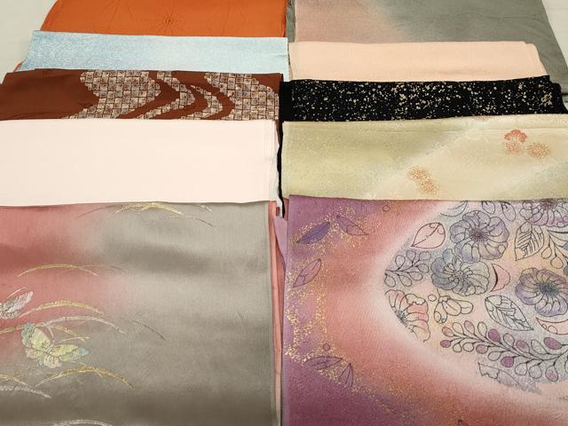 平和屋着物★和装小物　上質な帯揚げ　10枚セット　逸品　DAAM7564qa