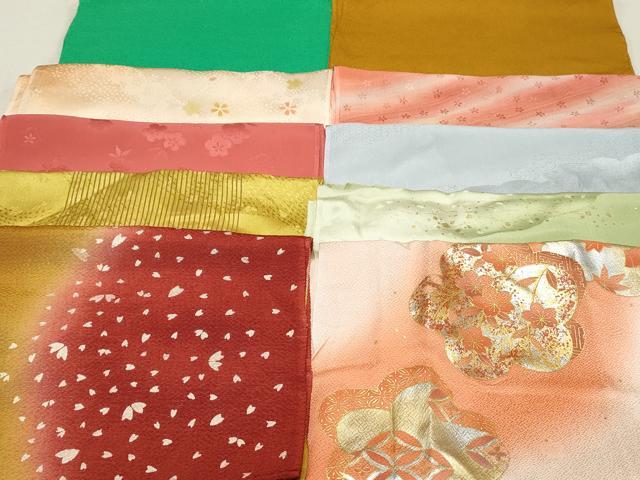 平和屋着物★和装小物　上質な帯揚げ　10枚セット　逸品　DAAM7601qa