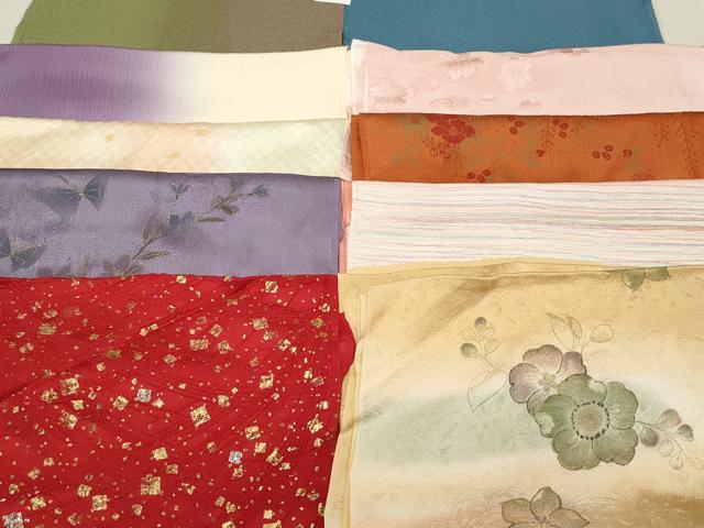 平和屋着物★和装小物　上質な帯揚げ　10枚セット　逸品　DAAM7604qa