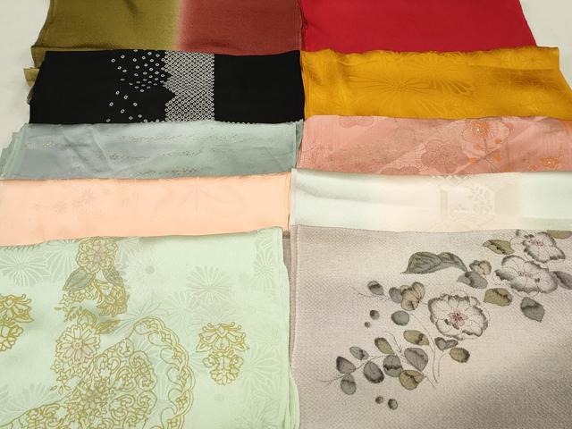 平和屋着物★和装小物　上質な帯揚げ　10枚セット　逸品　DAAM7609qa