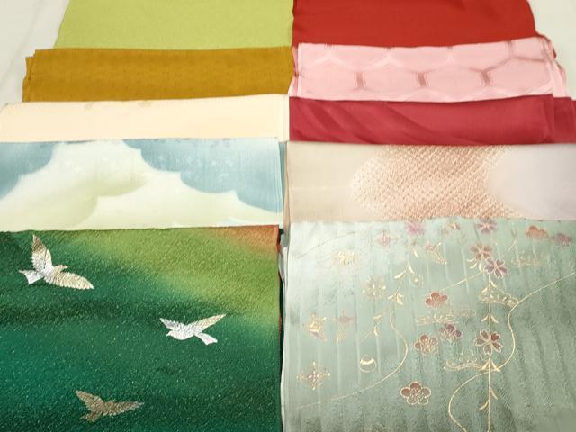 平和屋着物★和装小物　上質な帯揚げ　10枚セット　逸品　DAAM7611qa