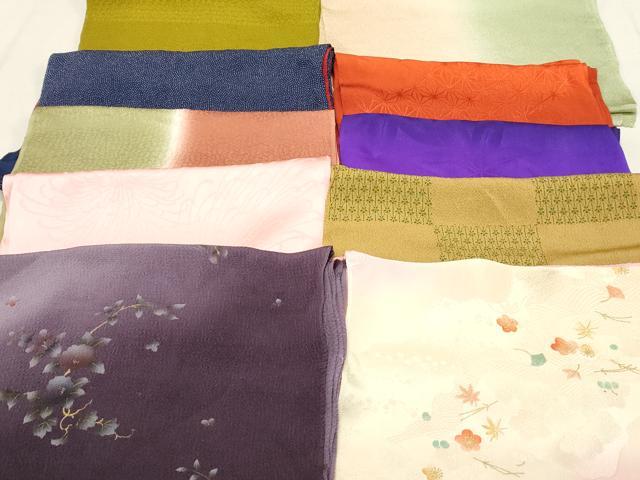 平和屋着物★和装小物　上質な帯揚げ　10枚セット　逸品　DAAM7628qa