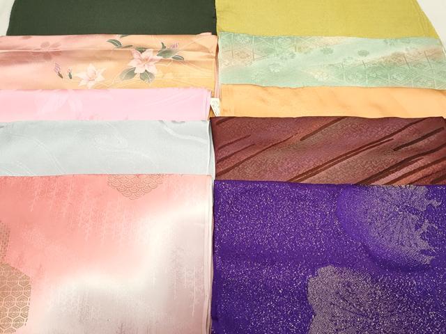 平和屋着物★和装小物　上質な帯揚げ　10枚セット　逸品　DAAM7629qa