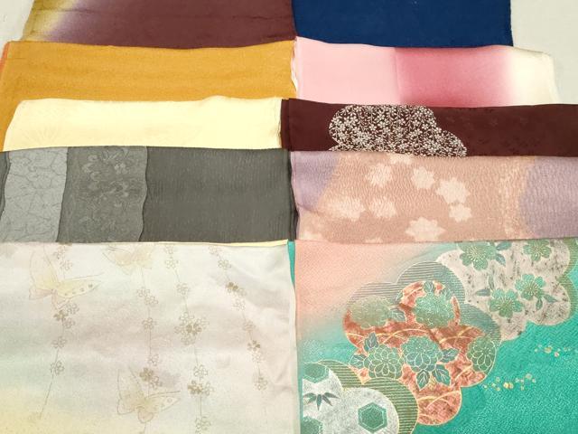 平和屋着物★和装小物　上質な帯揚げ　10枚セット　逸品　DAAM7637qa