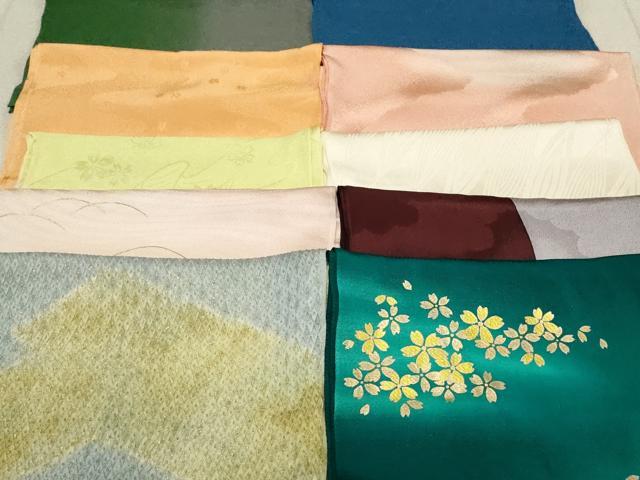 平和屋着物★和装小物　上質な帯揚げ　10枚セット　逸品　DAAM7638qa