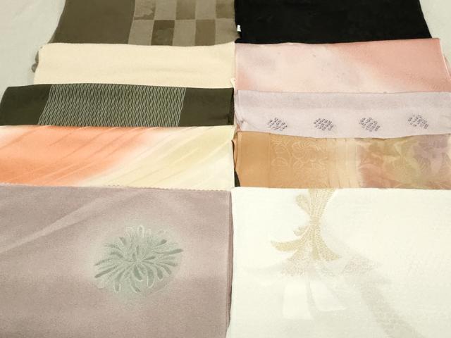 平和屋着物★和装小物　上質な帯揚げ　10枚セット　逸品　DAAM7642qa
