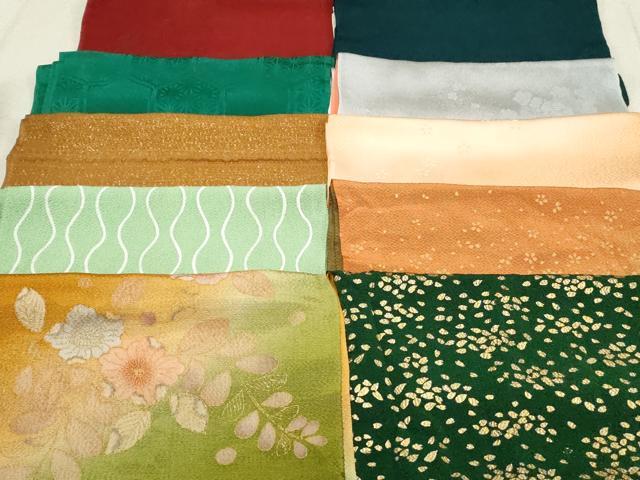 平和屋着物★和装小物　上質な帯揚げ　10枚セット　逸品　DAAM7643qa 平和屋着物☆和装小物 上質な帯揚げ 10枚セット 逸品 DAAM7643qa