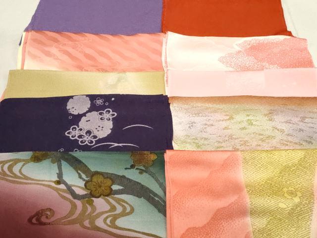 平和屋着物★和装小物　上質な帯揚げ　10枚セット　逸品　DAAM7646qa