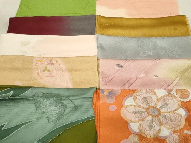 平和屋着物★和装小物　上質な帯揚げ　10枚セット　逸品　DAAM7647qa