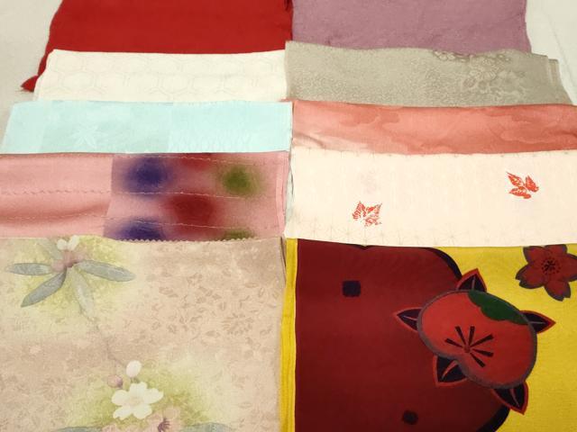 平和屋着物★和装小物　上質な帯揚げ　10枚セット　逸品　DAAM7648qa