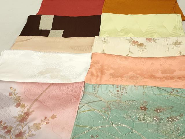 平和屋着物★和装小物　上質な帯揚げ　10枚セット　逸品　DAAM7790qa