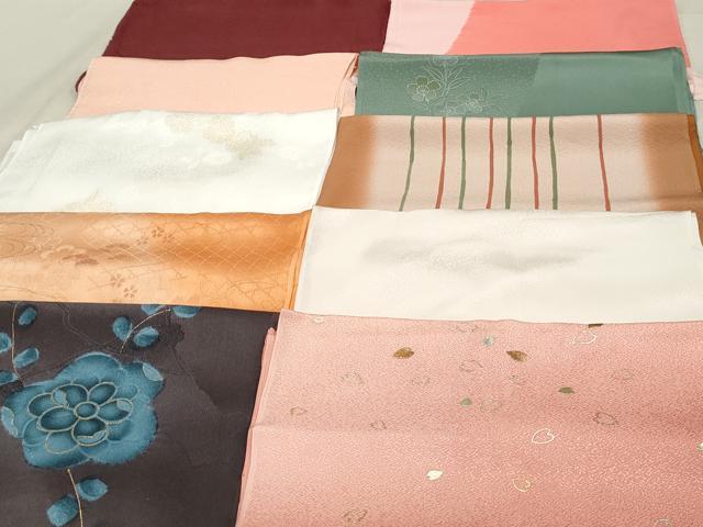 平和屋着物★和装小物　上質な帯揚げ　10枚セット　逸品　DAAM7792qa