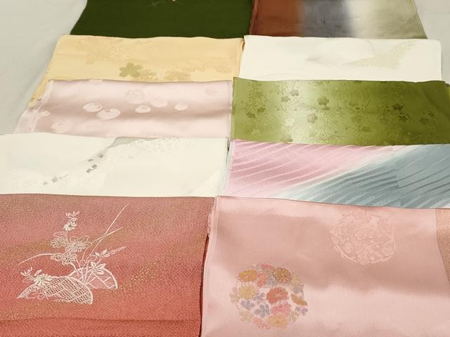 平和屋着物★和装小物　上質な帯揚げ　10枚セット　逸品　DAAM7794qa