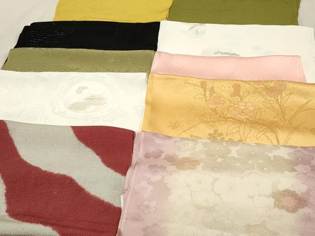 平和屋着物★和装小物　上質な帯揚げ　10枚セット　逸品　DAAM7796qa