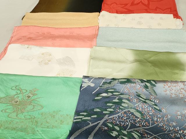 平和屋着物★和装小物　上質な帯揚げ　10枚セット　逸品　DAAM7798qa
