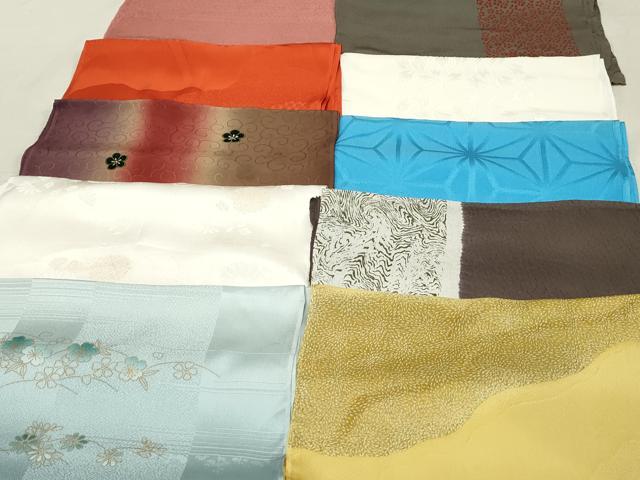 平和屋着物★和装小物　上質な帯揚げ　10枚セット　逸品　DAAM7802qa