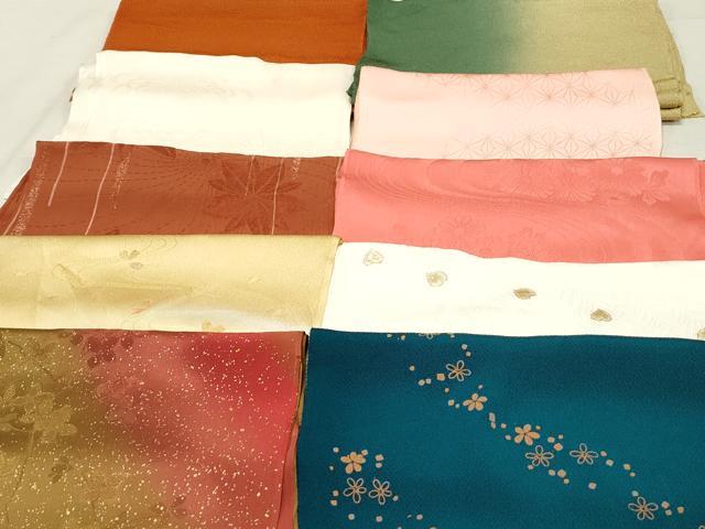 平和屋着物★和装小物　上質な帯揚げ　10枚セット　逸品　DAAM7809qa