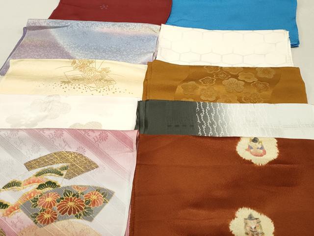 平和屋着物★和装小物　上質な帯揚げ　10枚セット　逸品　DAAM7815qa