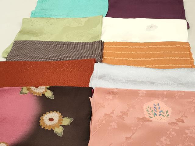 平和屋着物★和装小物　上質な帯揚げ　10枚セット　逸品　DAAM7818qa