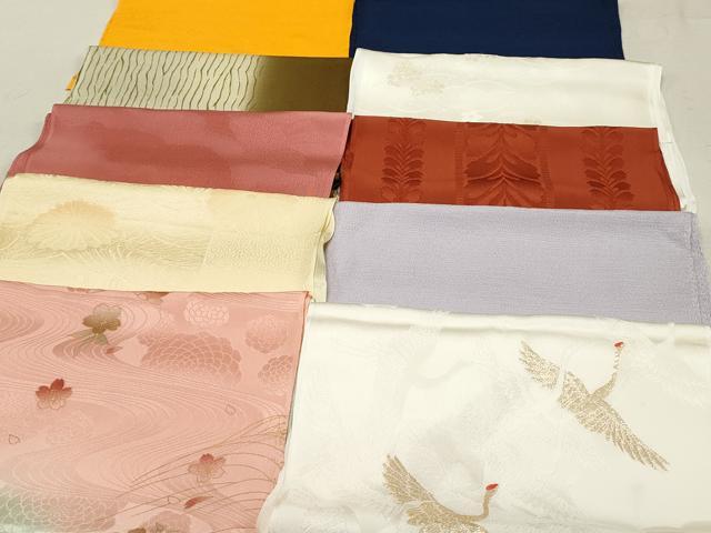平和屋着物★和装小物　上質な帯揚げ　10枚セット　逸品　DAAM7819qa