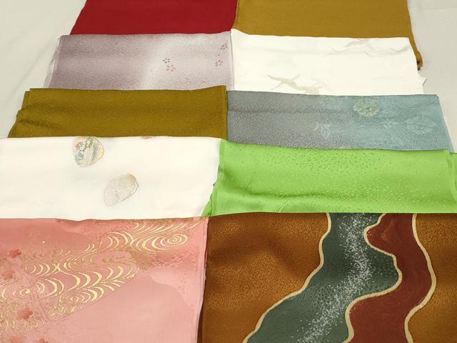 平和屋着物★和装小物　上質な帯揚げ　10枚セット　逸品　DAAM7822qa