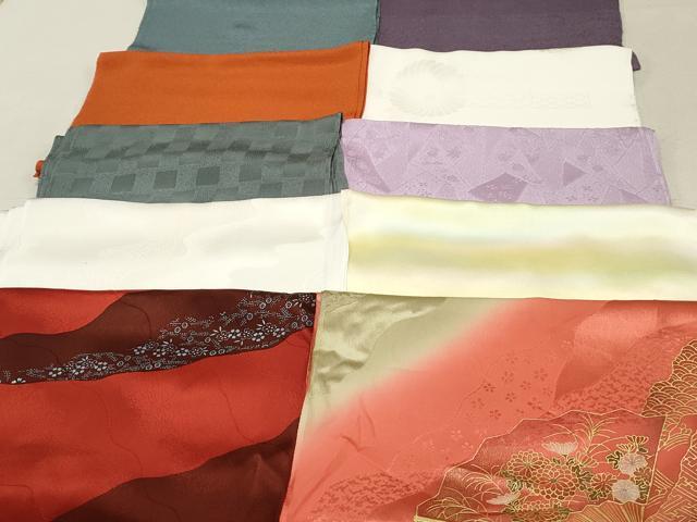 平和屋着物★和装小物　上質な帯揚げ　10枚セット　逸品　DAAM7825qa