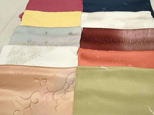 平和屋着物★和装小物　上質な帯揚げ　10枚セット　逸品　DAAM7831qa