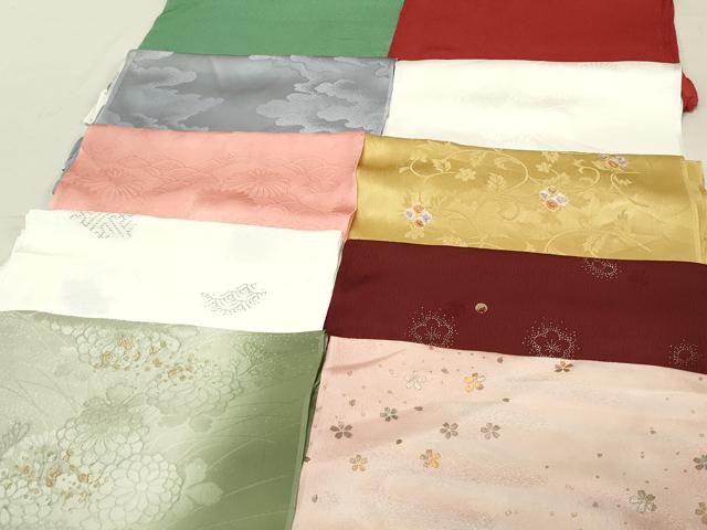 平和屋着物★和装小物　上質な帯揚げ　10枚セット　逸品　DAAM7839qa