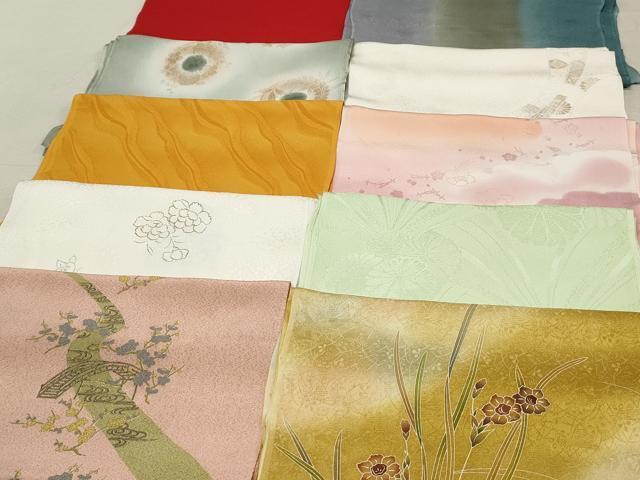 平和屋着物★和装小物　上質な帯揚げ　10枚セット　逸品　DAAM7840qa