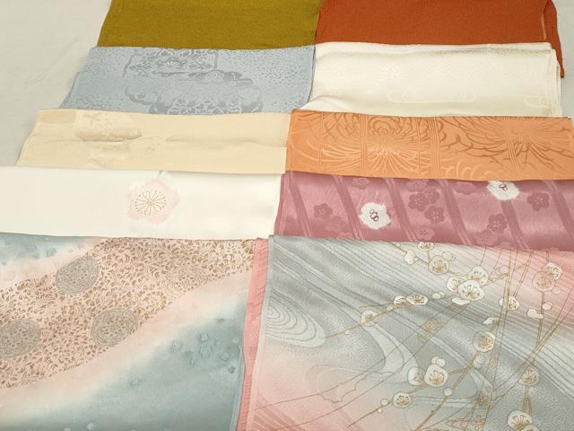 平和屋着物★和装小物　上質な帯揚げ　10枚セット　逸品　DAAM7842qa